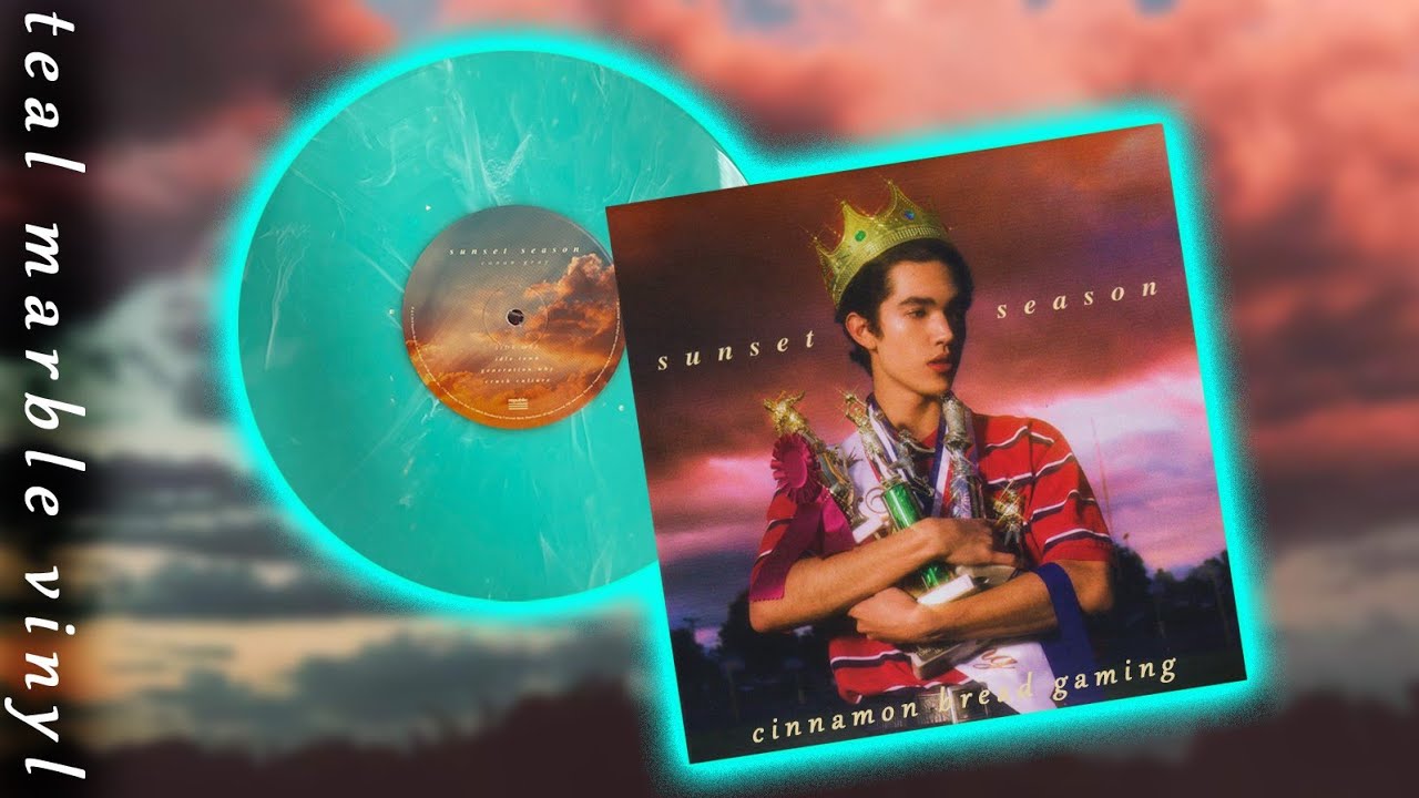 UNBOXING Conan Gray's "Sunset Season" Sea Glass & White Marble Vinyl ...