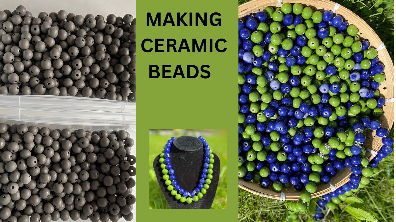 From Mud to Masterpiece: How to Make Beautiful Ceramic Beads - YouTube