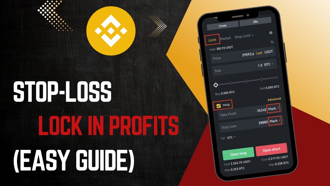 Binance Trailing Stoploss Tutorial - How To Lock-In Profits On Binance ...