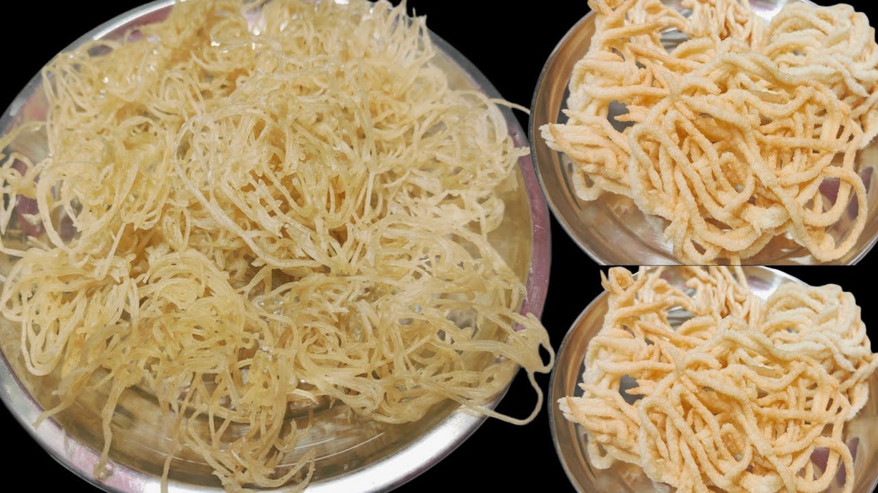 एक कप चावल के आटे से बनाये ढेर सारे पापड।चावल की कुरडई || Rice Kurdai ...