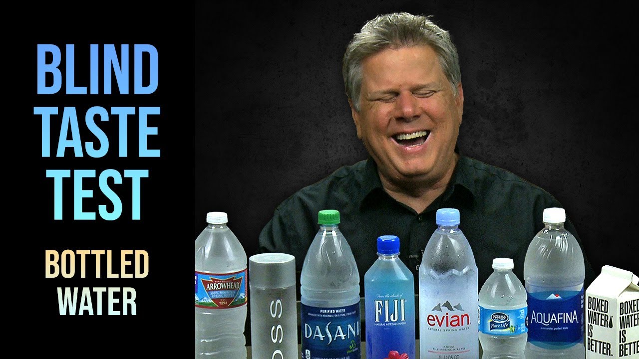 Blind Taste Test - Bottled Water - YouTube