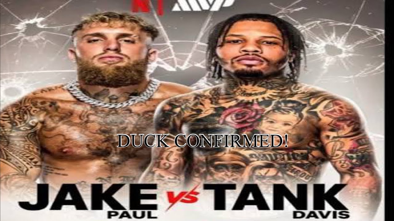 DUCK! JAKE PAUL DUCKED GERVONTA DAVIS BECAUSE HE KNEW TANK WOULD HAVE ...