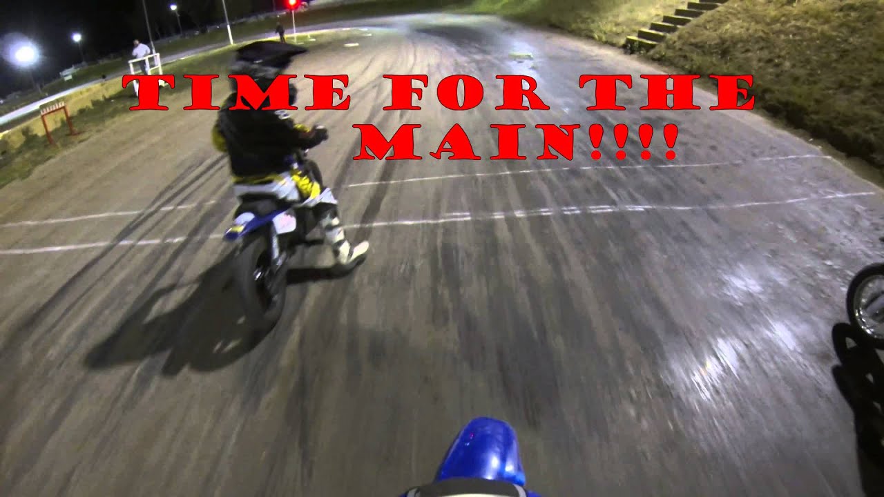 lodi cycle bowl steven on a pw50 flat track - YouTube