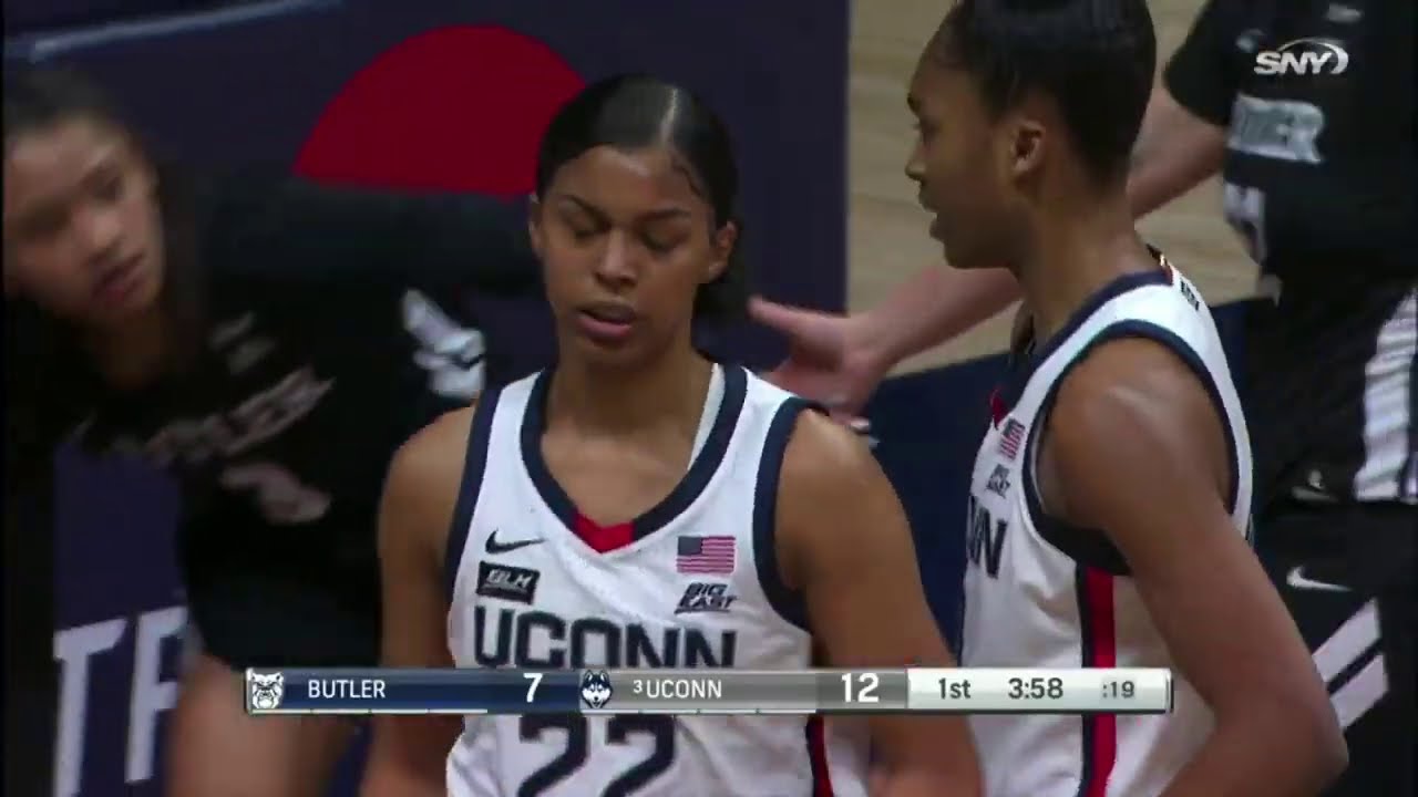 UConn Women's Basketball Highlights v. Butler 01/19/2021 - YouTube