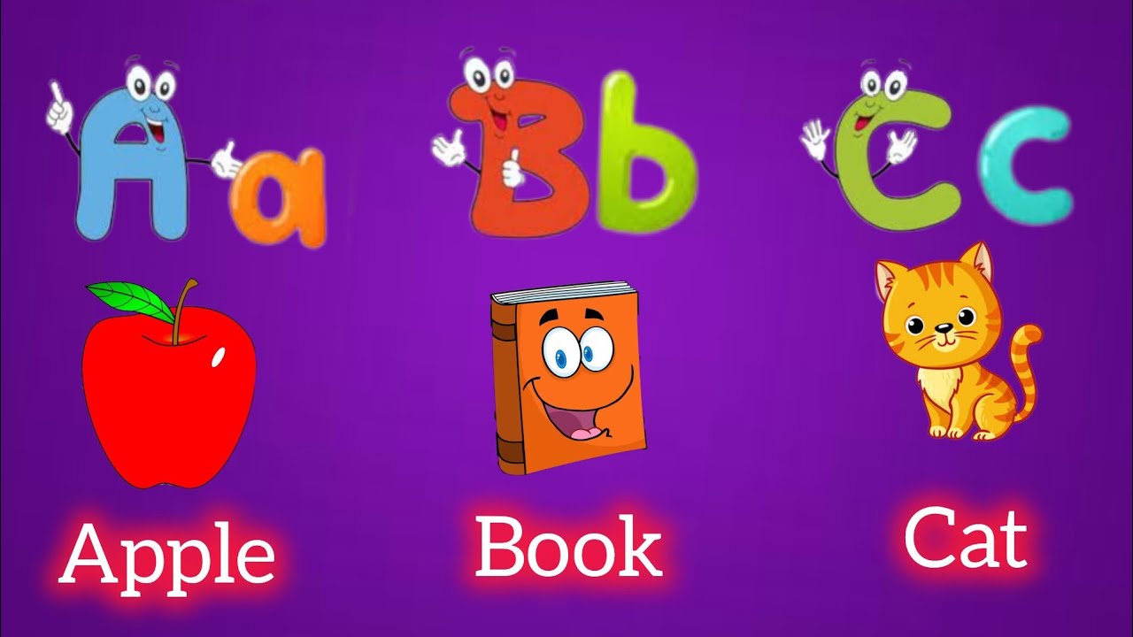 Learn Phonics sounds 🍏 📚 🐈 of alphabet | Abc letters for preschoolers ...