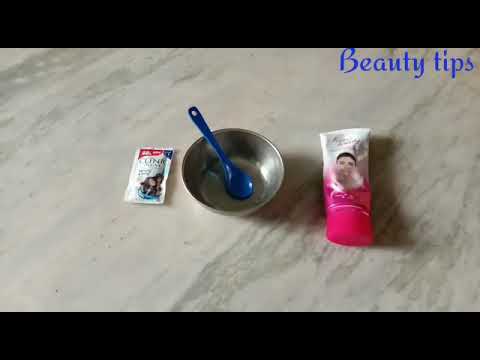 Instant whitening and glowing skin  face pack with fair and lovely