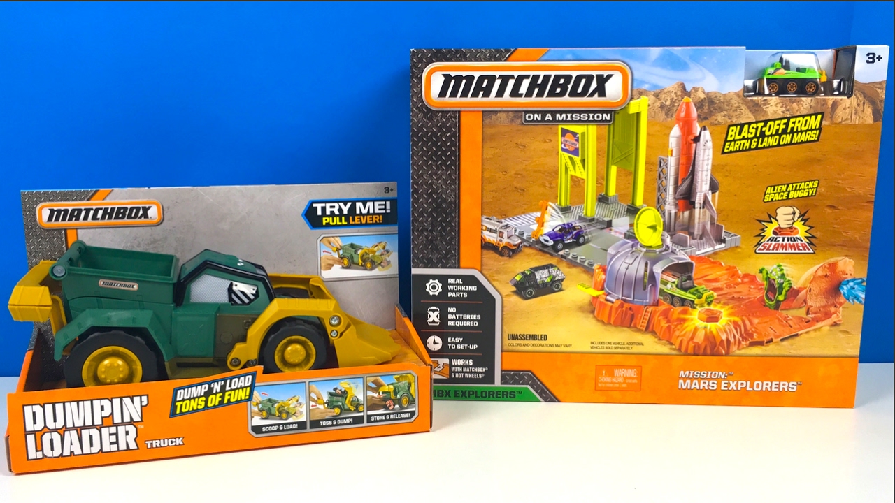 COLLECTION WITH MATCHBOX DUMPIN' LOADER TRUCK AND MISSION - MARS ...