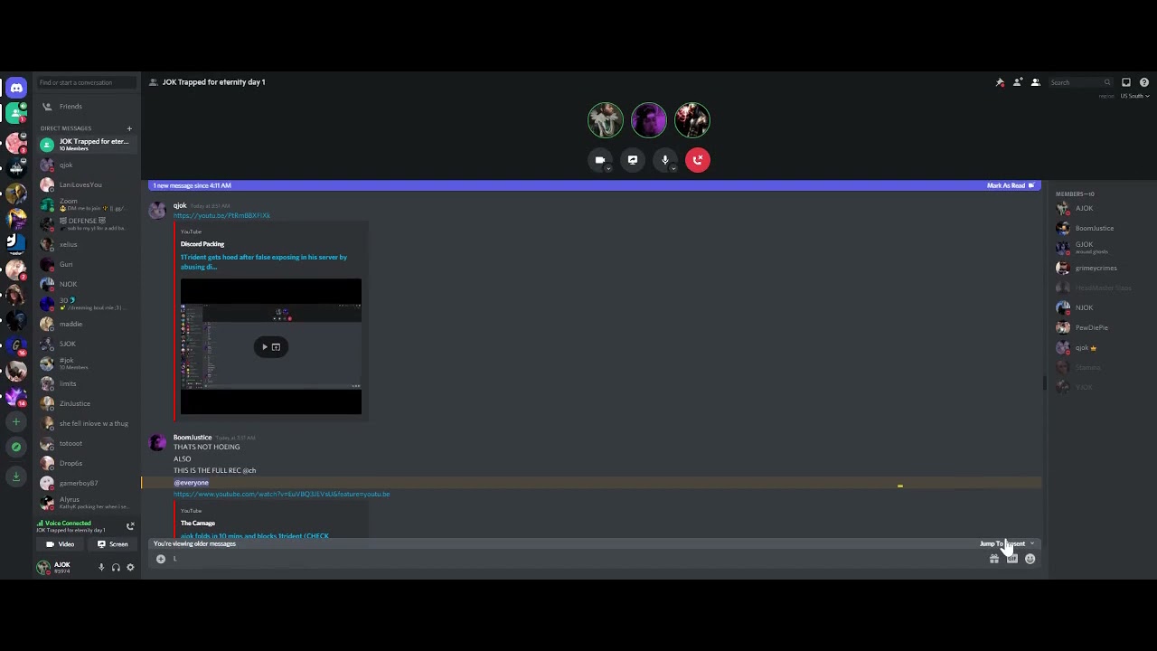 Boomjustice mic breaks + folds (Discord Packing) - YouTube