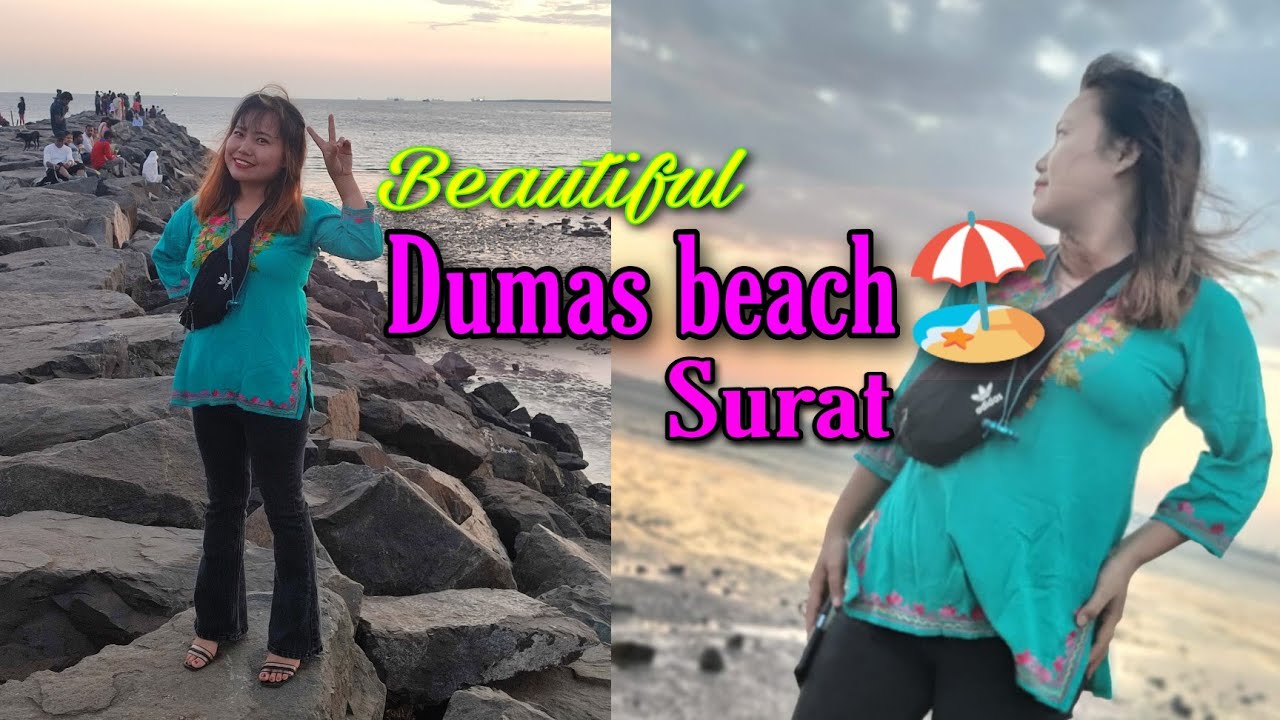 my short trip to Dumas beach🏖Surat @carolinedebbarmavlogs3641 - YouTube