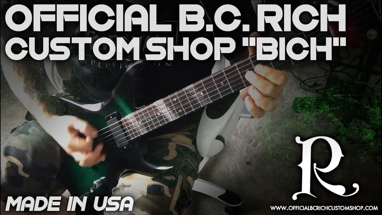 Official BC Rich Custom Shop: Bich - YouTube
