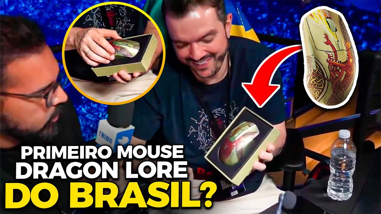 UNBOXING DO MOUSE DRAGON LORE! PRIMEIRO DO BRASIL?! - YouTube