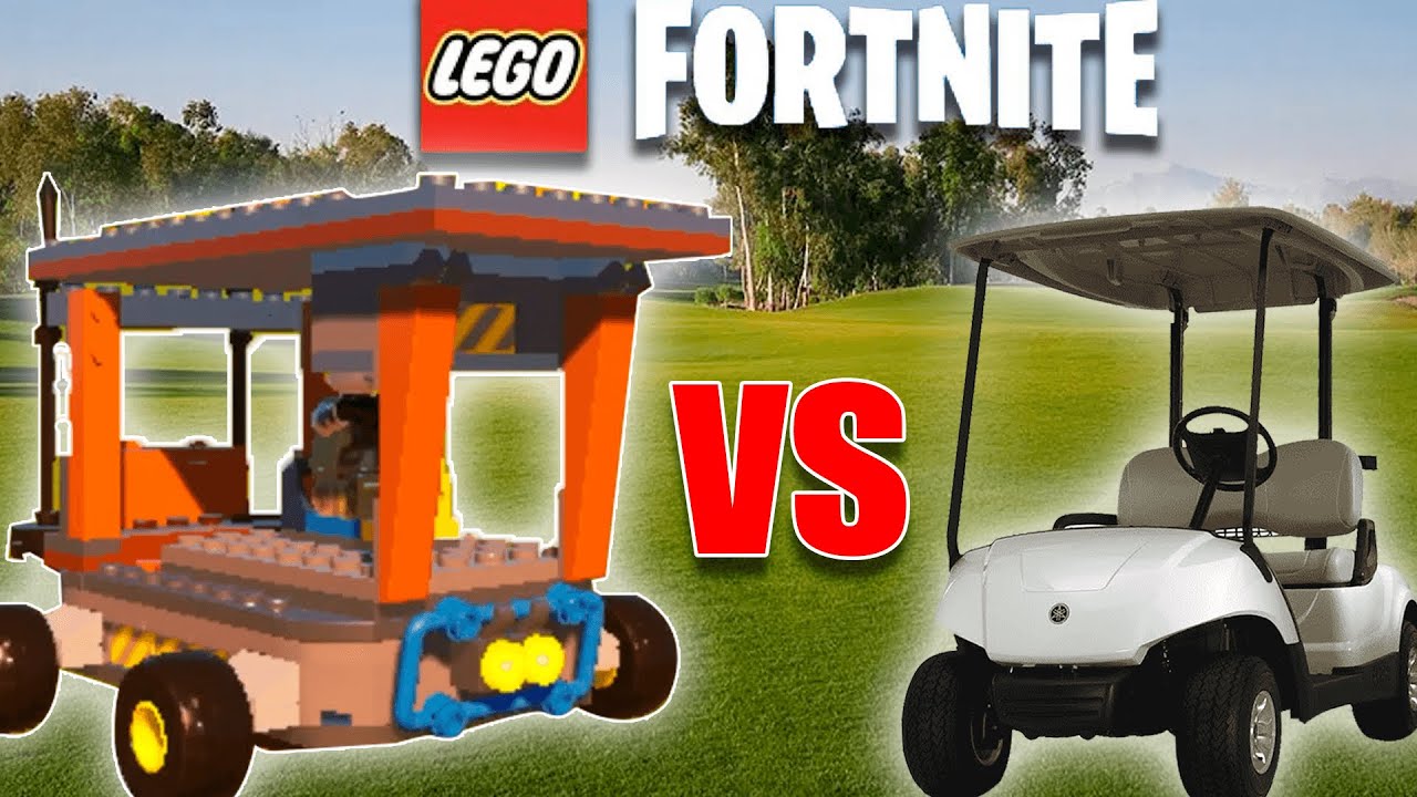 Fortnite Lego How To Build an Golf carts Car Track! - YouTube