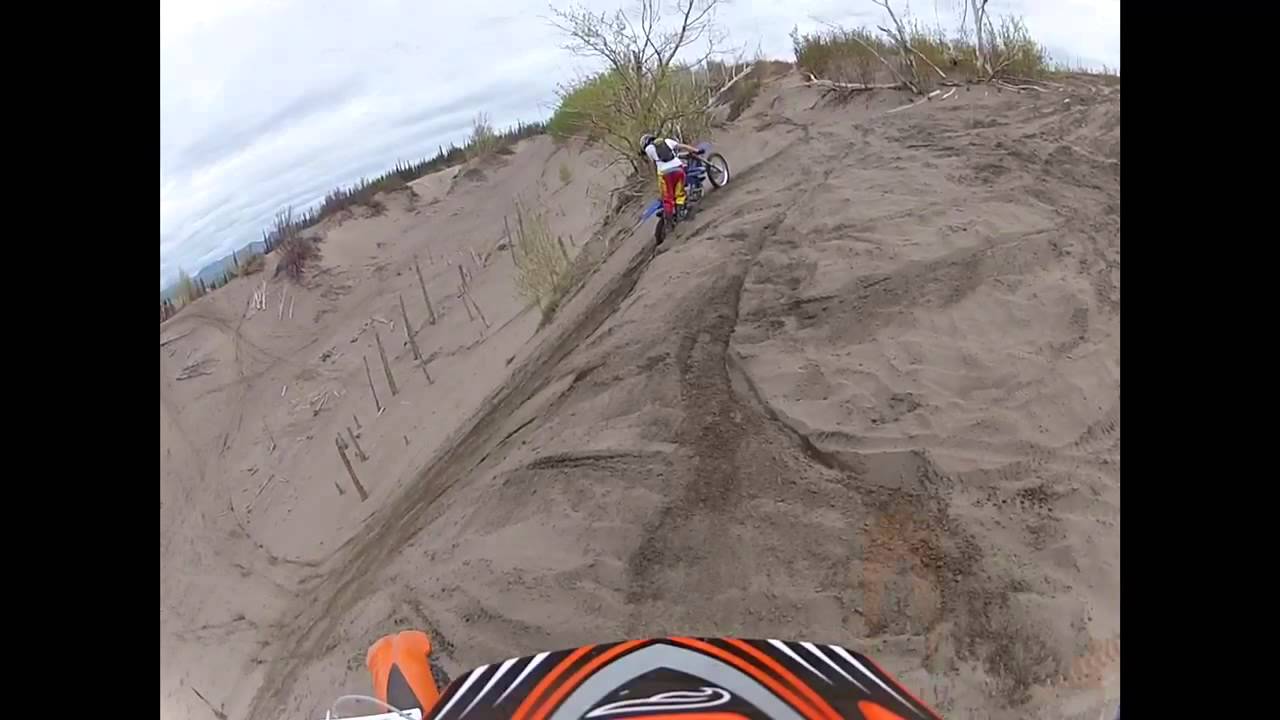 Brule Lake Dunes - 2011 KTM 150XC - YouTube