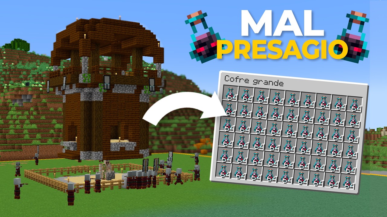 Granja de Botellas Ominosas (Mal Presagio) Minecraft 1.21.10 - 1.21.3 ...