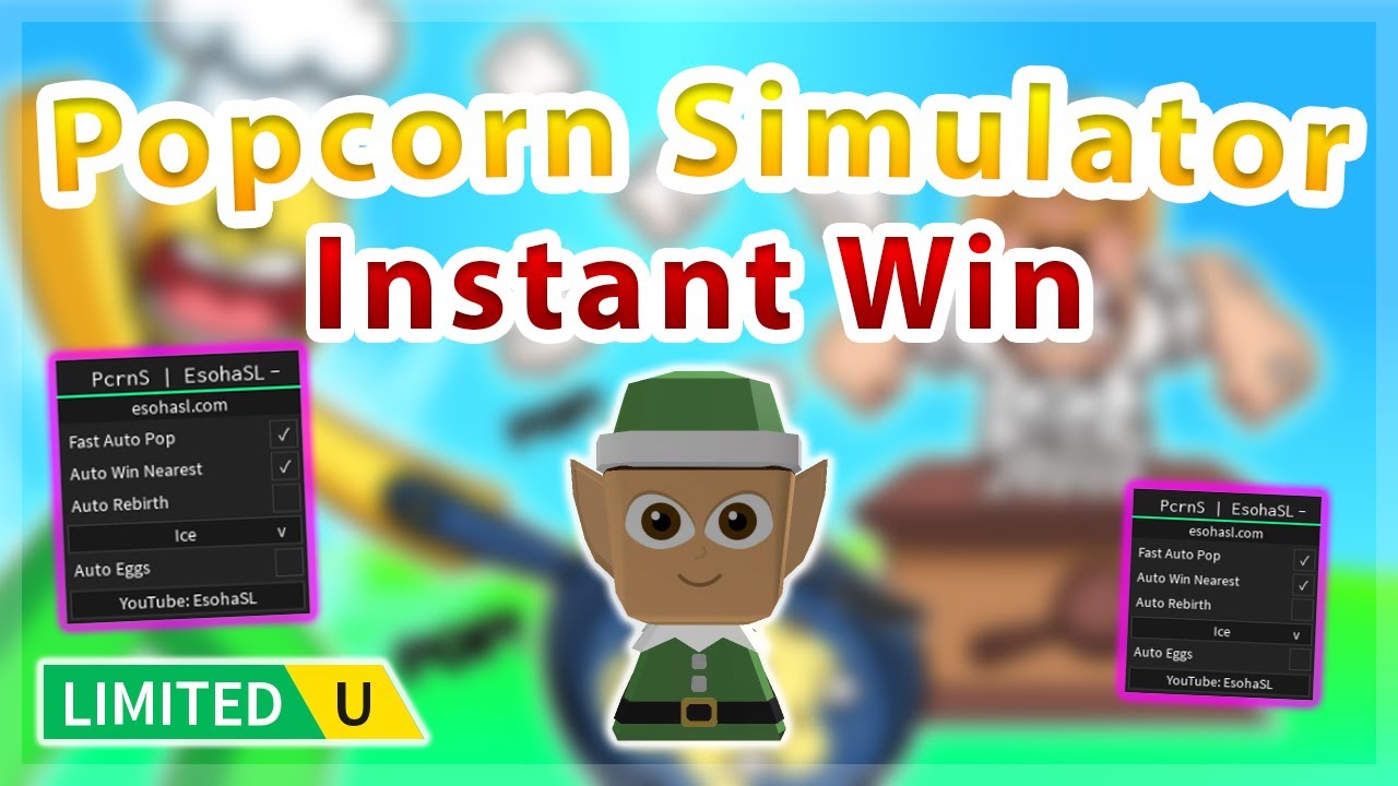 [UGC LIMITED] Popcorn Simulator | Instant Win / Auto Popcorn / Eggs ...