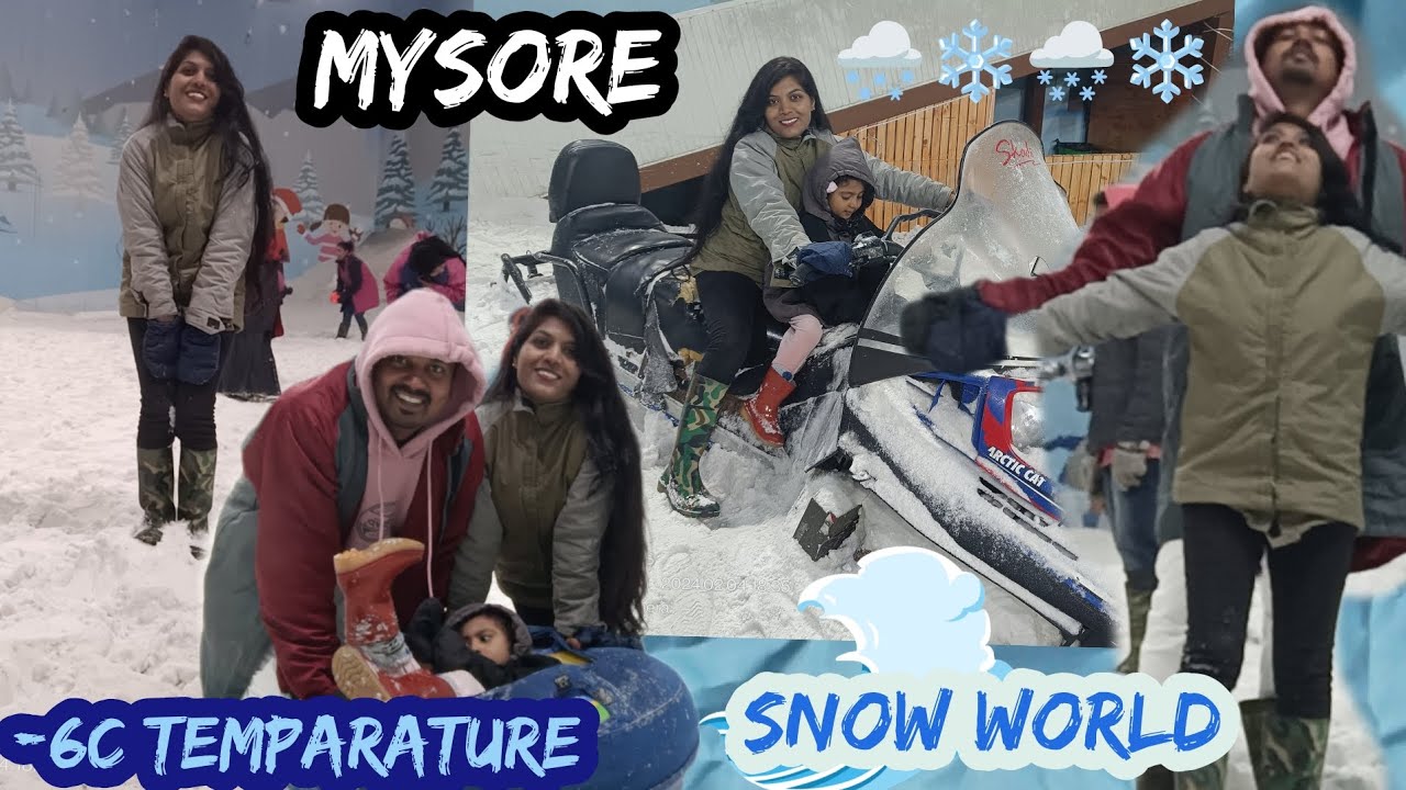 mysore trip| snow world 🌎 - YouTube