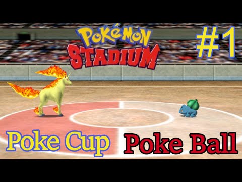 Lets play Pokémon Stadium - Part 1- Poké Cup PokéBall - YouTube