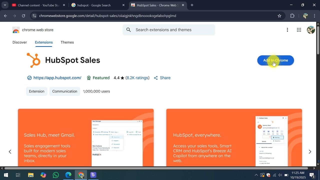 How To Add Hubspot To Gmail - YouTube