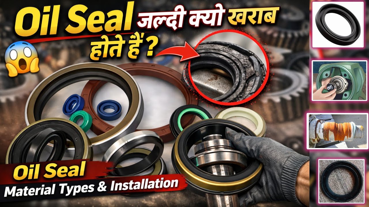 Oil seal जल्दी खराब क्यों होता है | Oil seal types | Oil seal ...