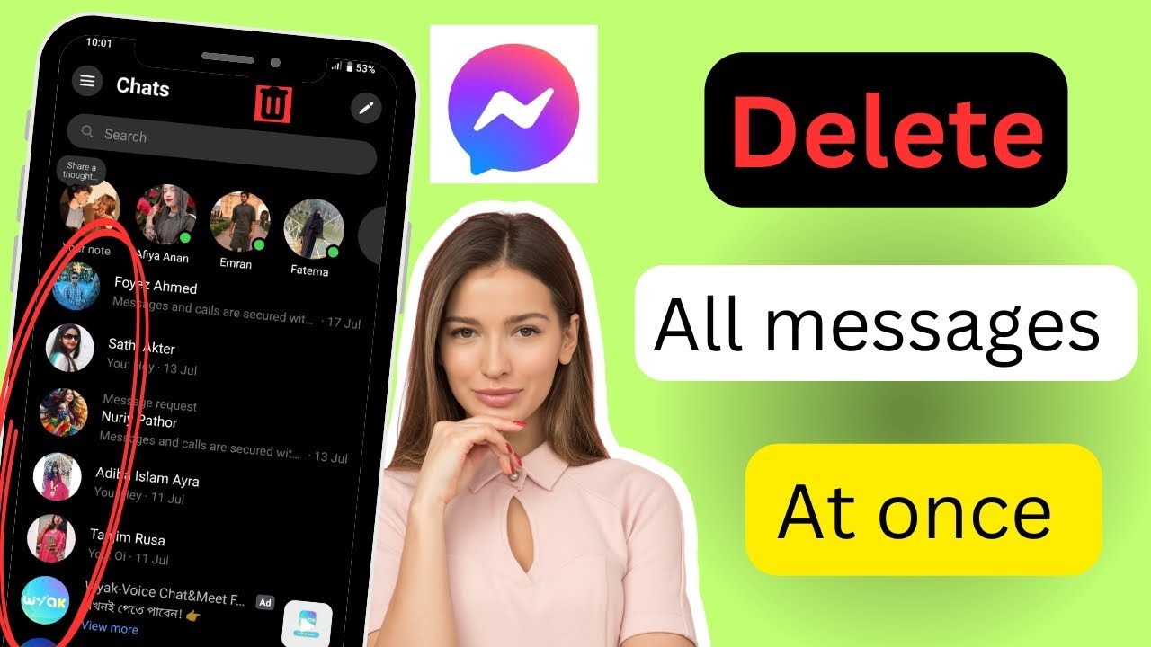 How to Delete All of Your Messages on Facebook Messenger at Once 2024 ...