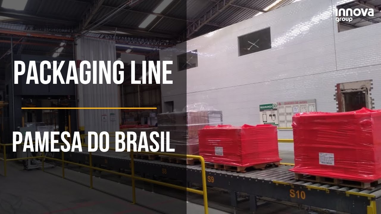 Packaging Line Pamesa Do Brasil | Innova Group - YouTube