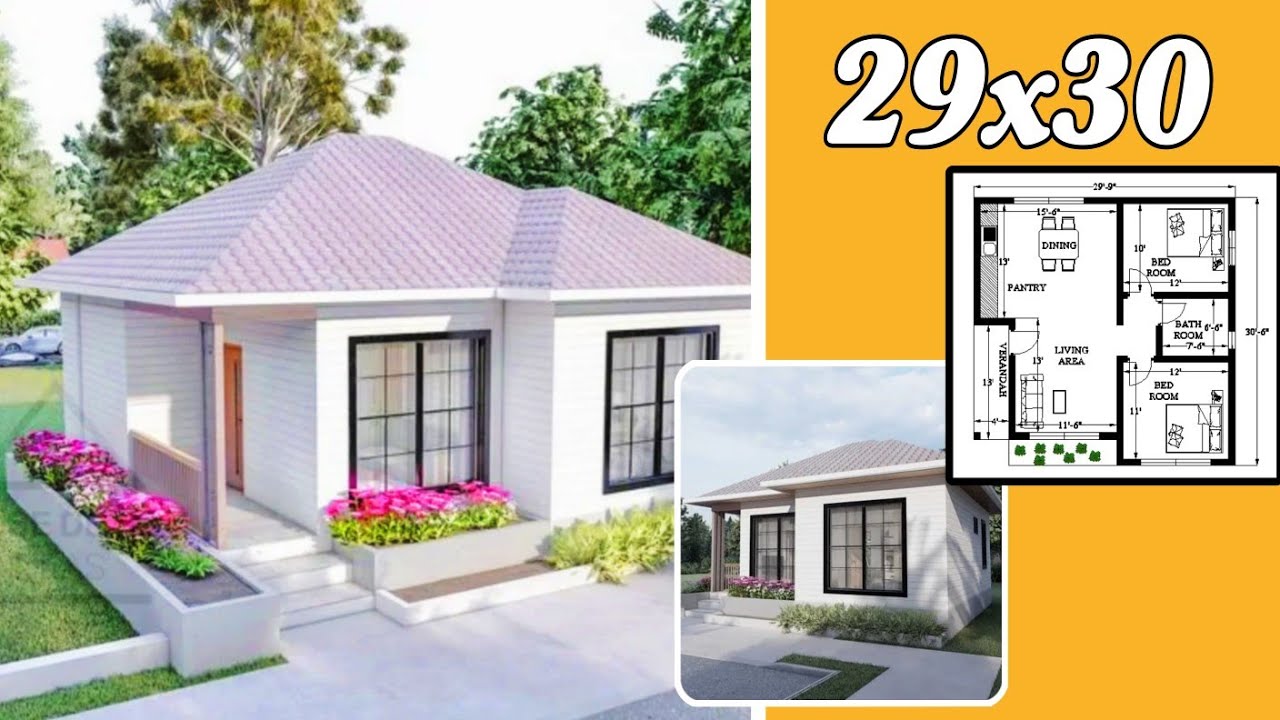29x30 house plan || House Model-22 || @pdsltdbd #home #homedesign # ...