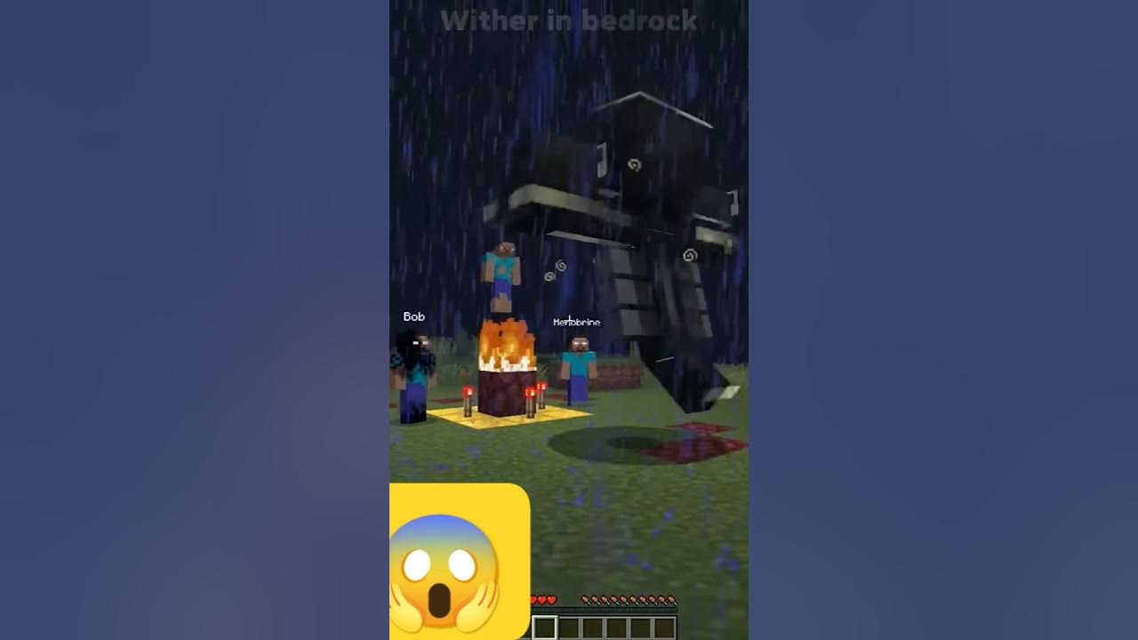 Minecraft Java vs. Bedrock: The Wither Boss Showdown #minecraft #shorts ...