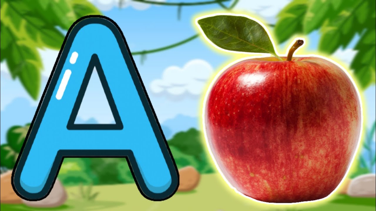 abcd, a for apple b for ball c for cat, abcd rhymes, abcd song, phonics ...