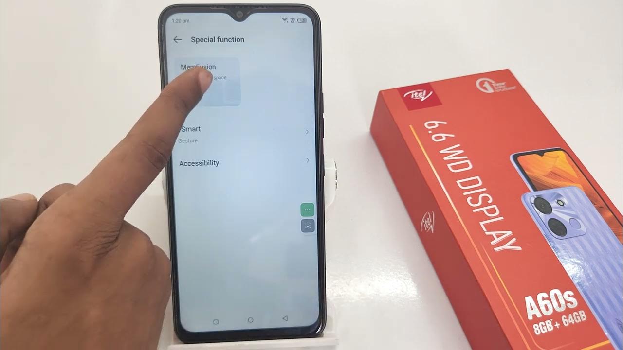 How to increase ram in Itel A60s | Itel A60 me ram increase kaise kare | Ram settings - YouTube