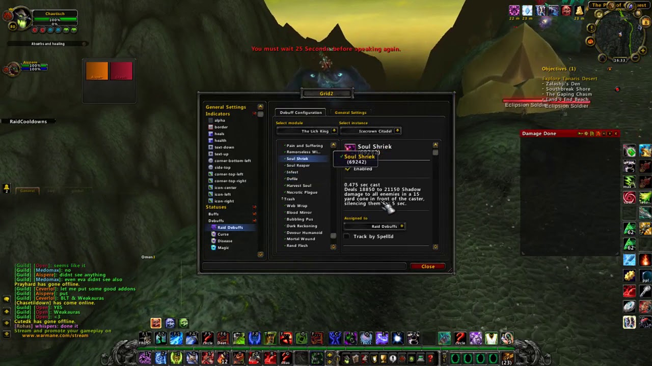 Wow How to set up Grid2 for 3 3 5 patch - YouTube
