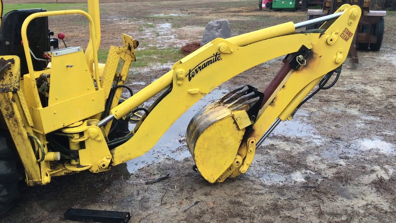 backhoe welding project - YouTube