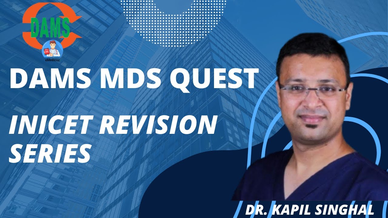 DAMS MDS Quest | Periodontics INICET PYQ Series | Dr. Kapil Singhal ...