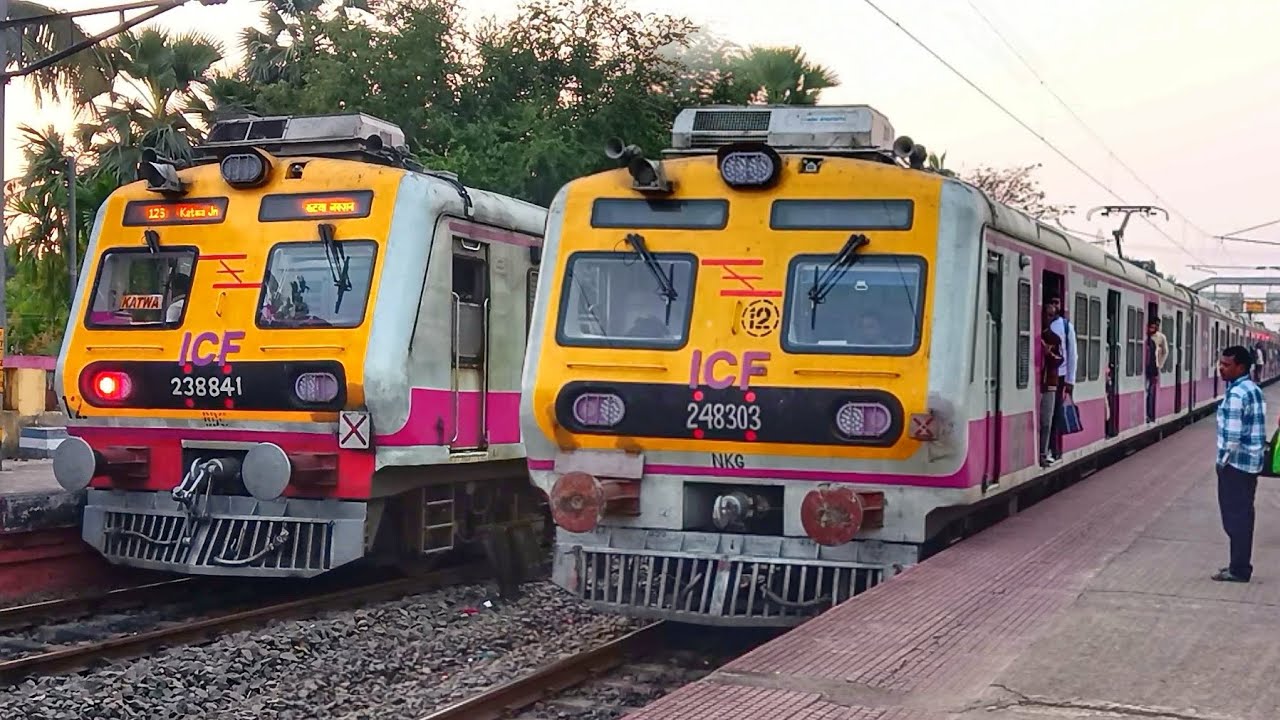 Brand New ICF EMU local trains amazing crossing video! #train # ...