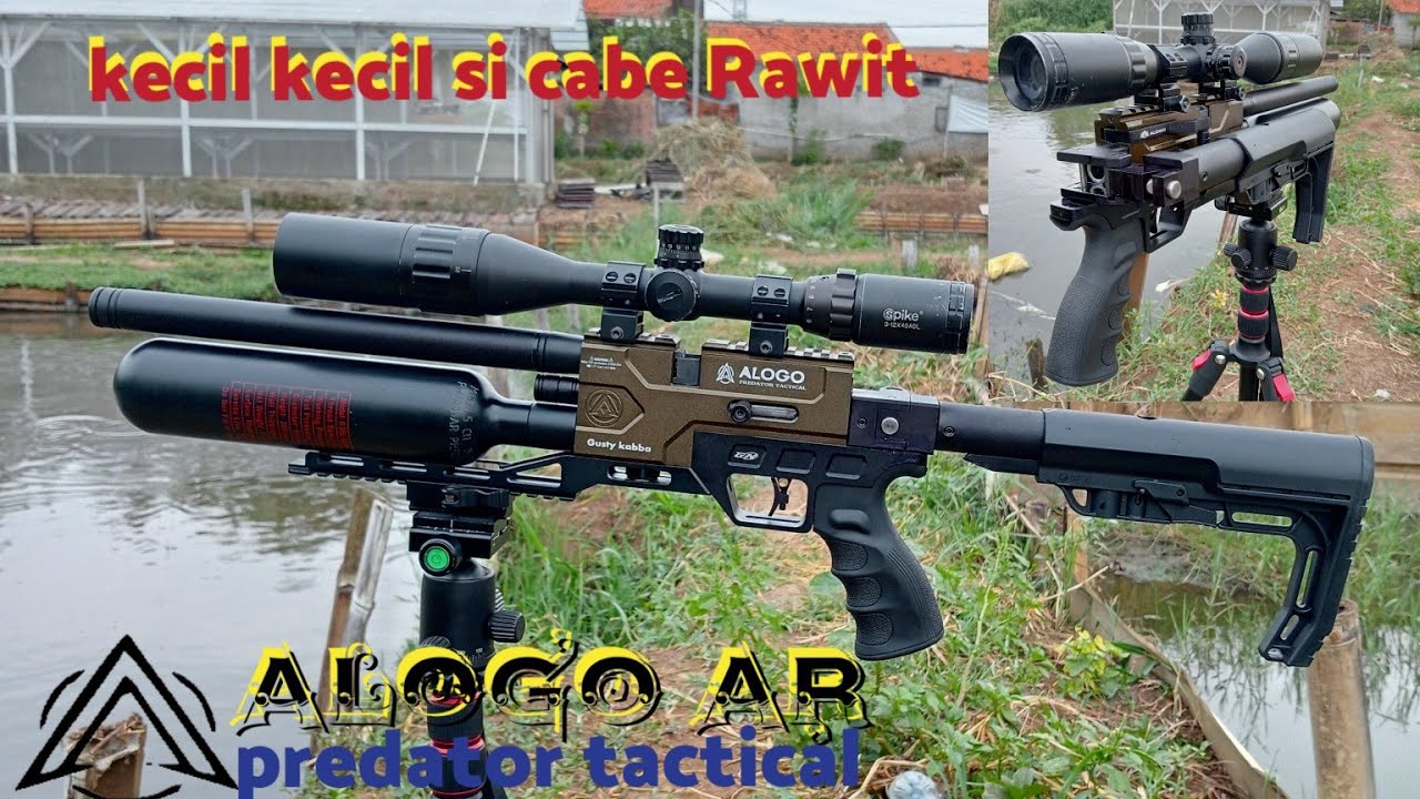 SI CABE RAWIT!!! PCP PREDATOR BOCAP 350CC ALOGO AR TACTICAL BOGEL PUNYA ...
