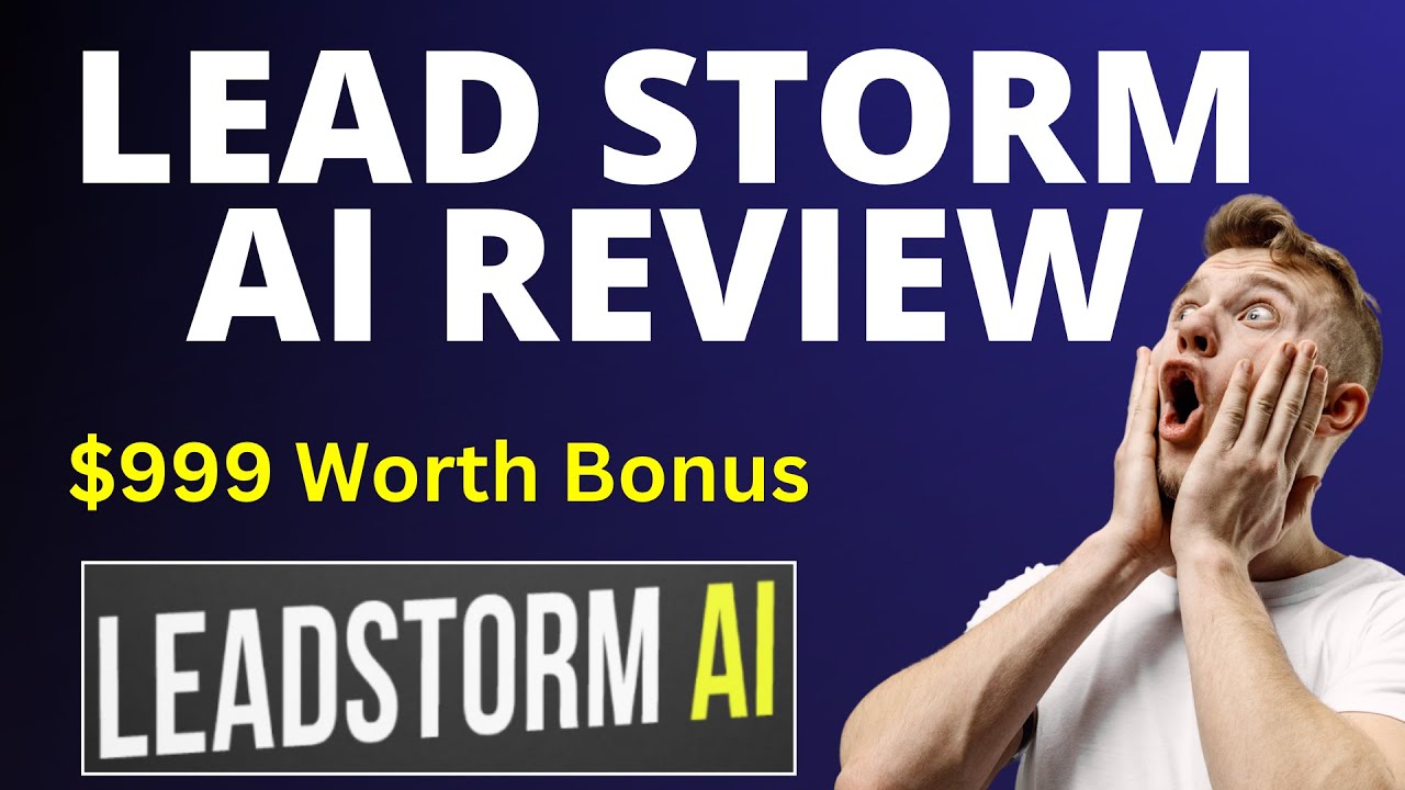 Lead Storm AI Review | How it Works? Watch Complete DEMO - YouTube