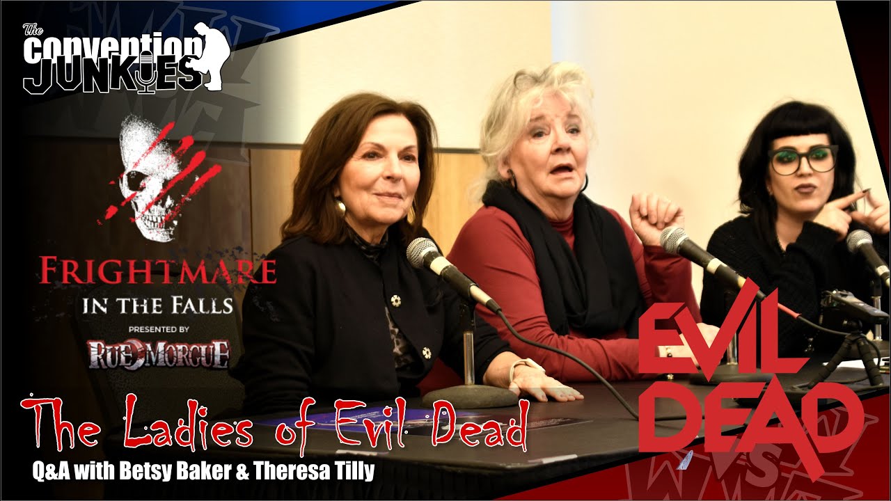 Betsy Baker (Linda) & Theresa Tilly (Shelly) Evil Dead Q&A Panel at ...