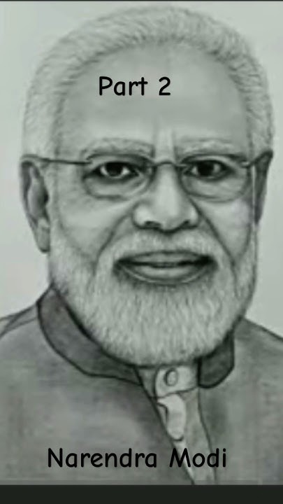 "PART 2" PM PRIME MINISTER OF NARENDRA MODI NEW SKETCH DRAWING ART 🎨🎭 VIRAL PM SKETCH POPULAR ...