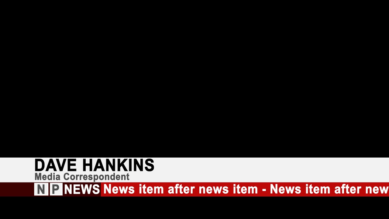 News Ticker Example (Using Adobe After Effects) - Jeet - YouTube