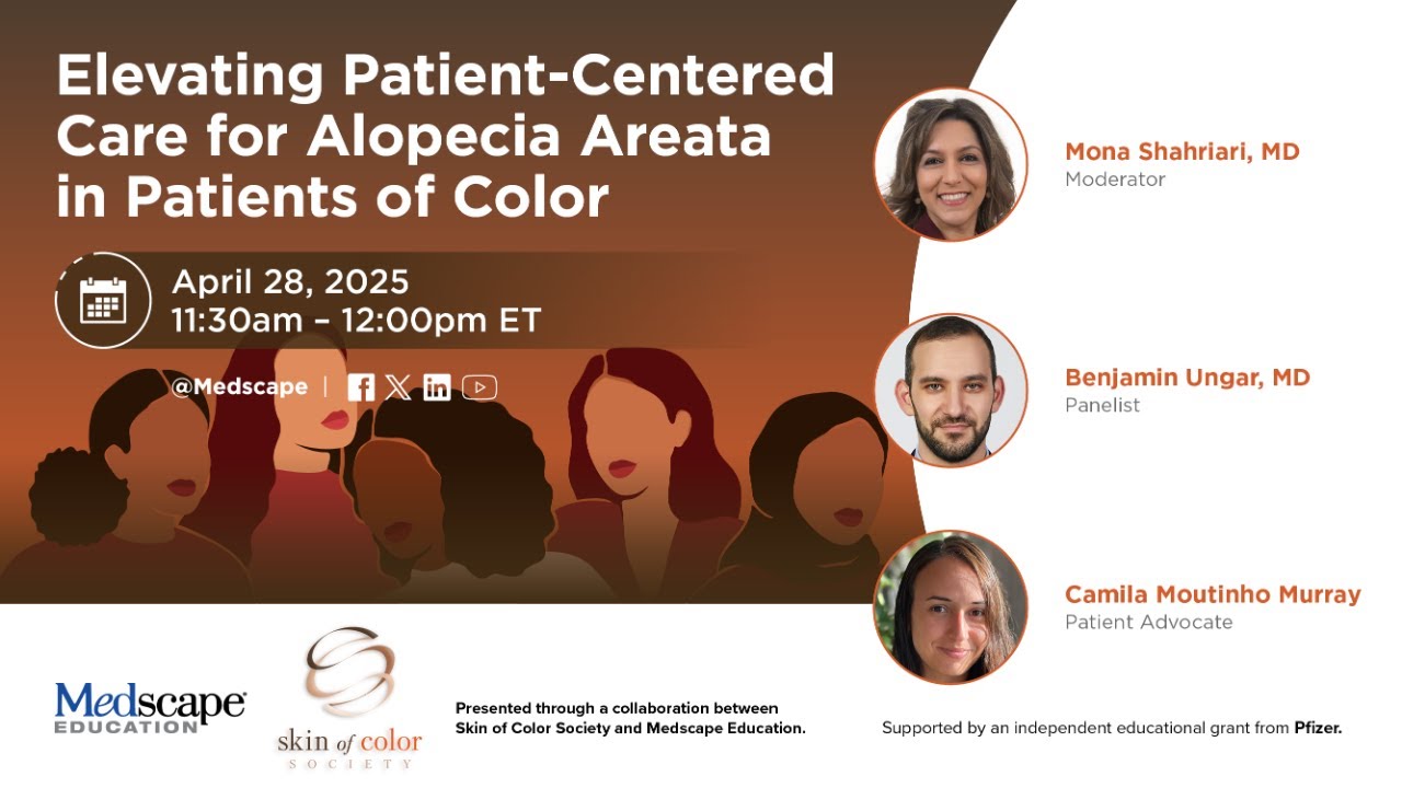 Elevating Patient-Centered Care for Alopecia Areata in Patients of Color - YouTube