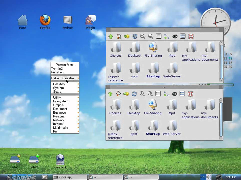 Stardust puppy linux pekwm lxde panel - YouTube