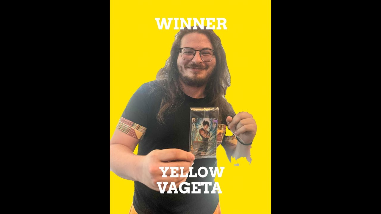 DRAGON BALL FUSION WORLD - ULTIMATE BATTLE VOL.2 - YELLOW VEGETA WINNER ...