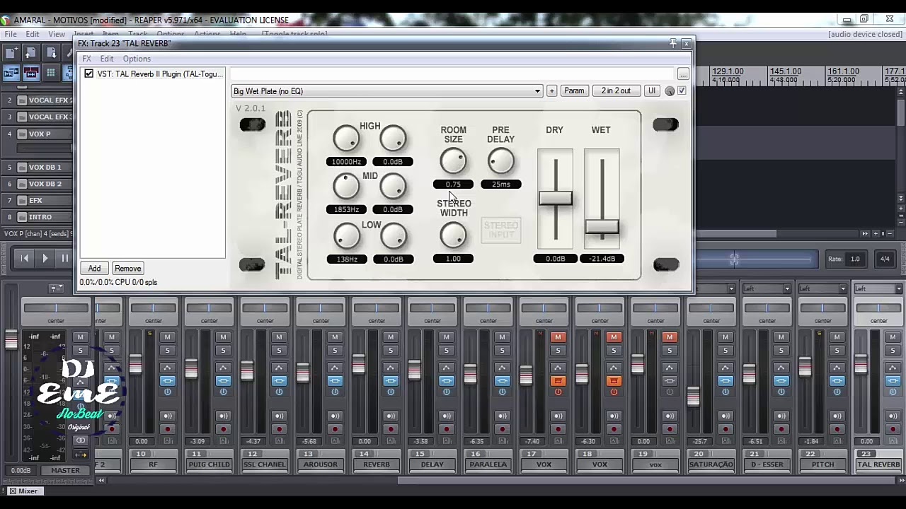 Tal Reverb 2 e 3 ( Inovando O Espaço na Sua Mix ) Plugin free ( Vst ...