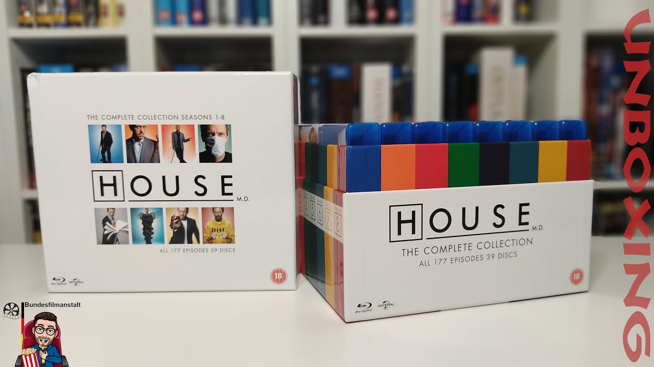 House M.D. | Universal Komplettbox UK Blu Ray | Unboxing - YouTube