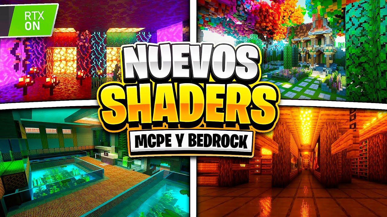 ¡REGRESARON! NUEVOS SHADERS REALISTAS CON RTX PARA MINECRAFT BEDROCK Y ...