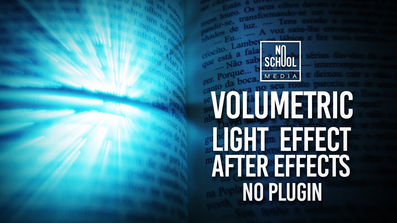 VOLUMETRIC LIGHT EFFECT WITH NO PLUGIN IN AFTER EFFECTS - YouTube