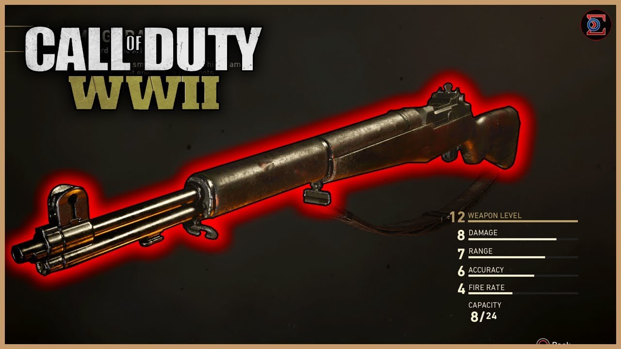 "Frontline" M1 Garand w/ Lookout on Gibraltir in Call of Duty: WW2 ...