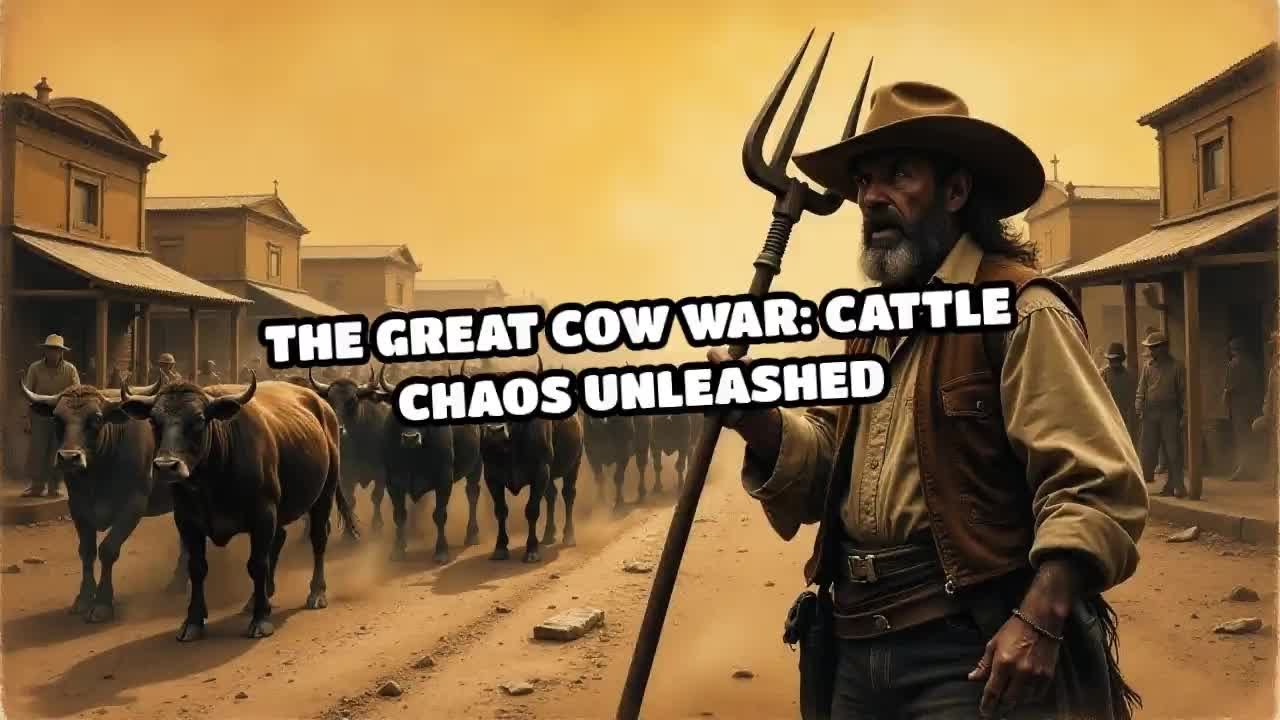 The Great Cow War: Cattle Chaos Unleashed - YouTube