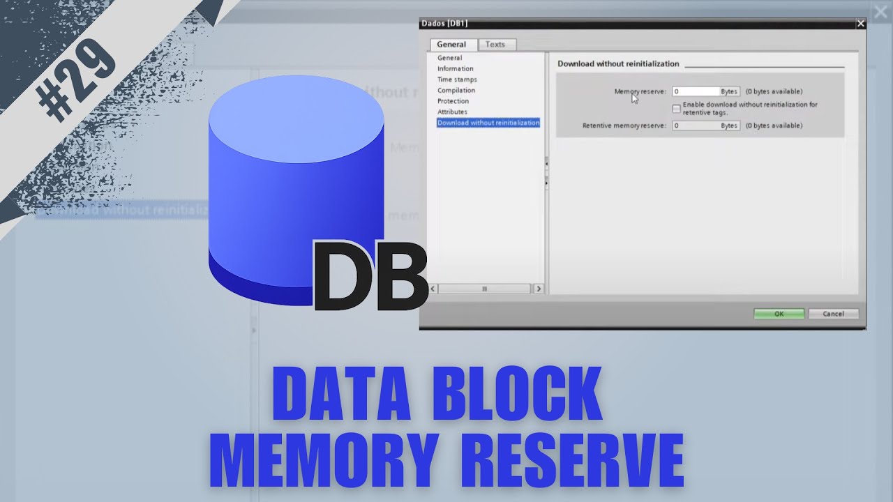 DATA BLOCK: MEMORY RESERVE - TIA Portal M3 aula 29 - YouTube
