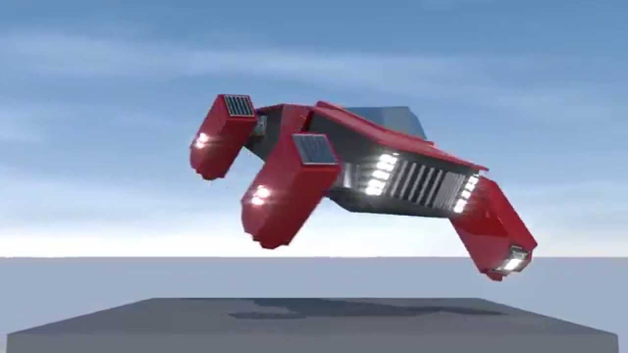 Flying Machine Test Animation (Blender 2.70) - YouTube