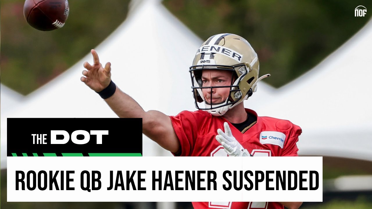 Saints rookie QB Jake Haener suspended - YouTube